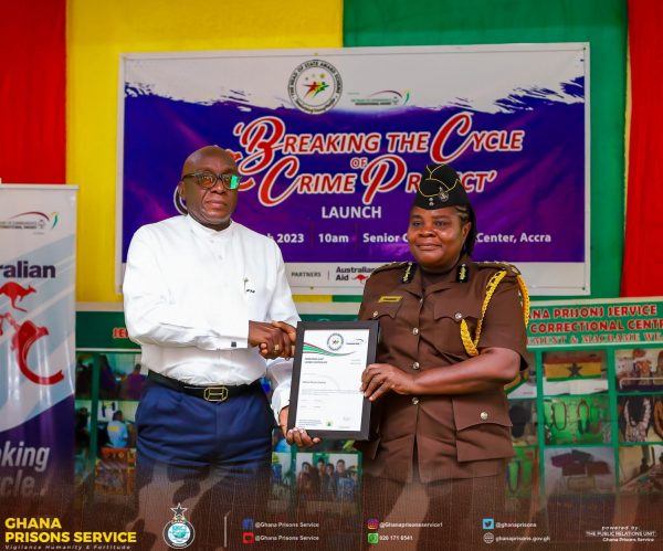 “BREAKING THE CYCLE OF CRIME PROJECT” LAUNCHED – Ghana Prisons Service