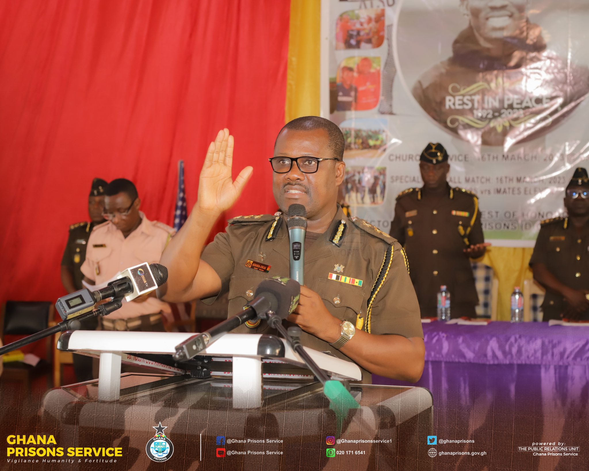 NSAWAM MALE PRISON ORGANISES SPECIAL FOOTBALL MATCH IN HONOUR OF THE ...