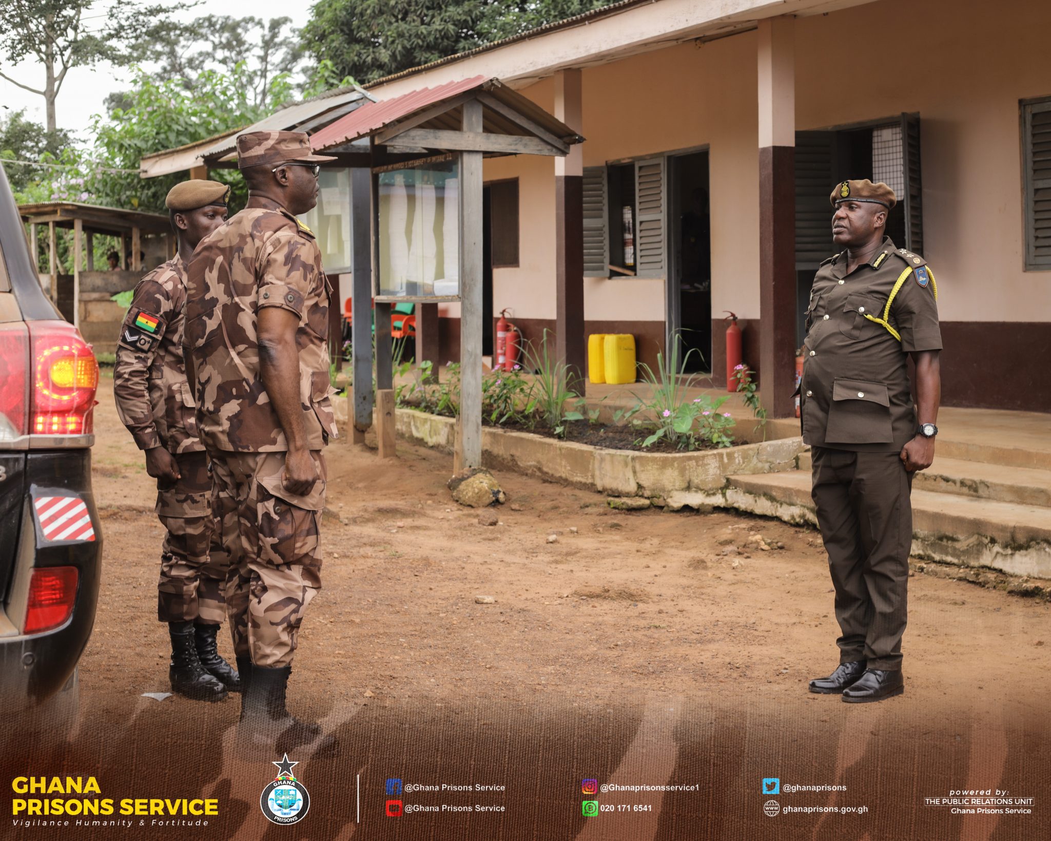 DIRECTOR GENERAL VISITS KENYASI PRISON FARMS – Ghana Prisons Service
