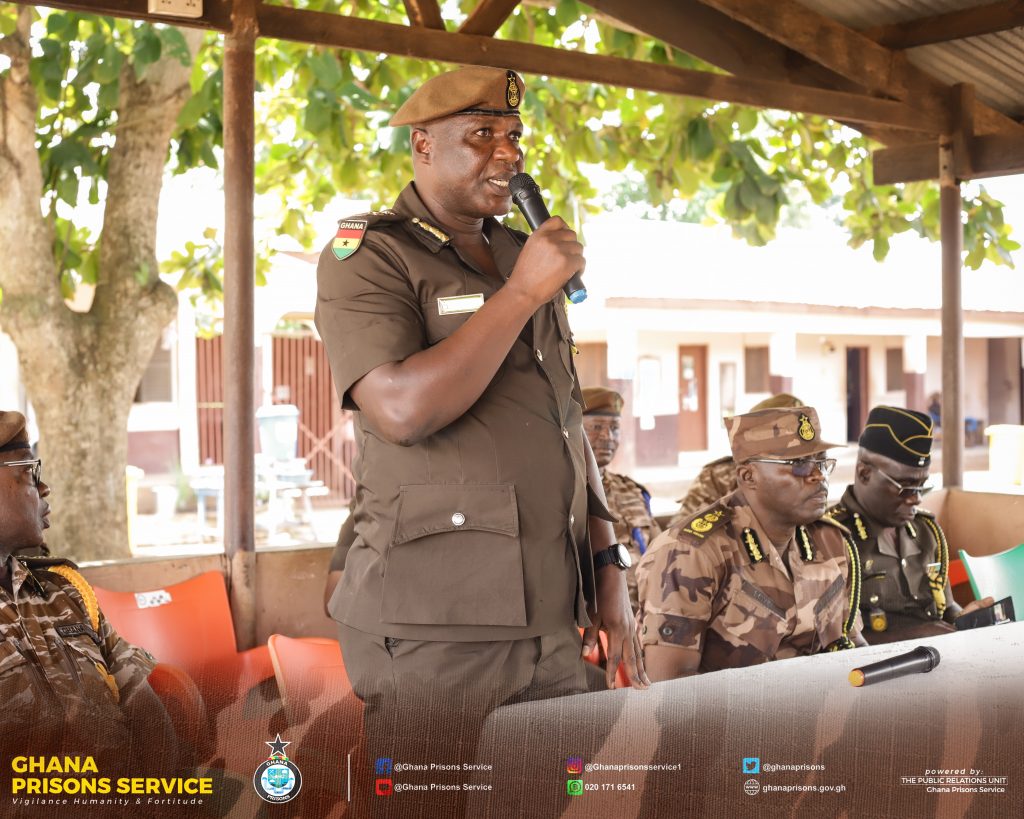 DIRECTOR GENERAL VISITS KENYASI PRISON FARMS – Ghana Prisons Service