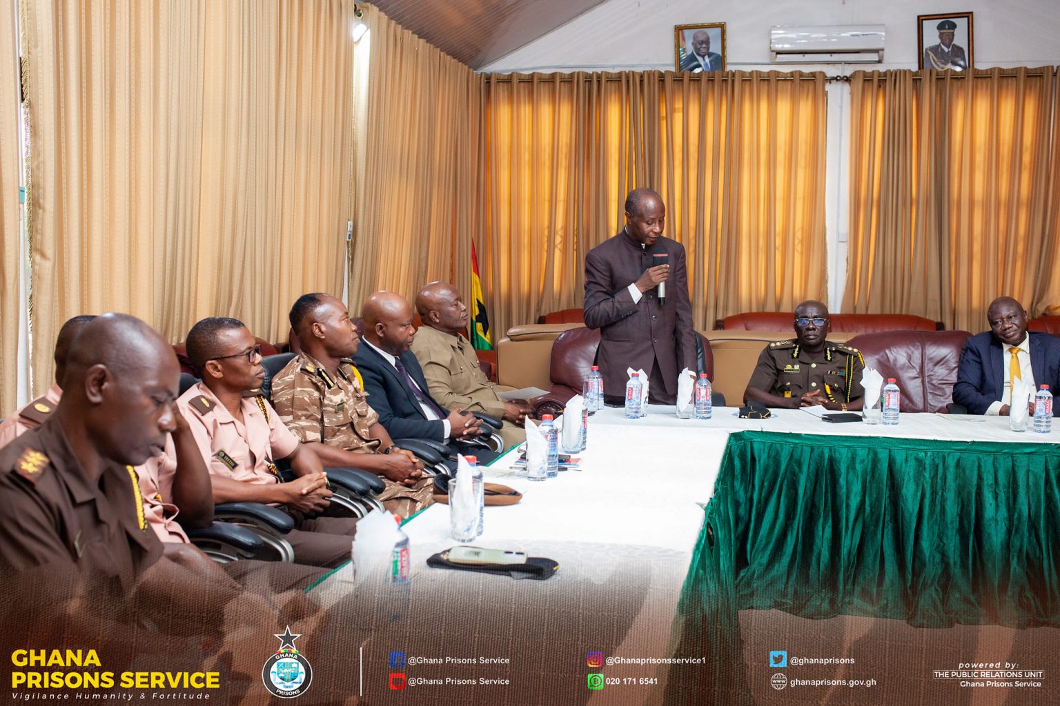 THE INAUGURATION OF THE AUDIT COMMITTEE OF THE GHANA PRISONS SERVICE ...