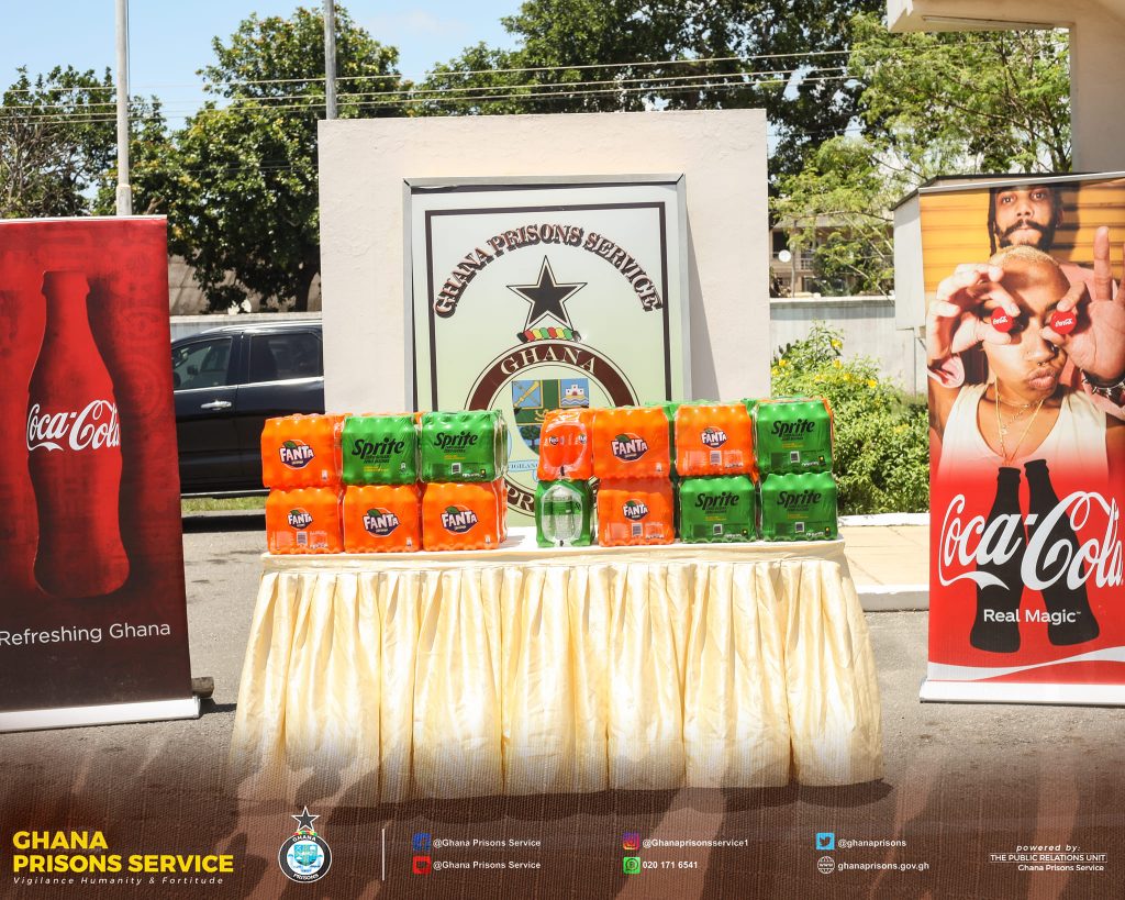 COCA-COLA DONATES TO PRISONS SERVICE – Ghana Prisons Service