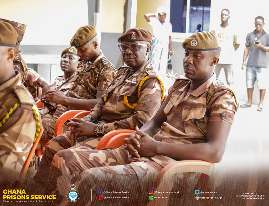 The Eastern Regional Commander and Officer in charge of the Nsawam ...