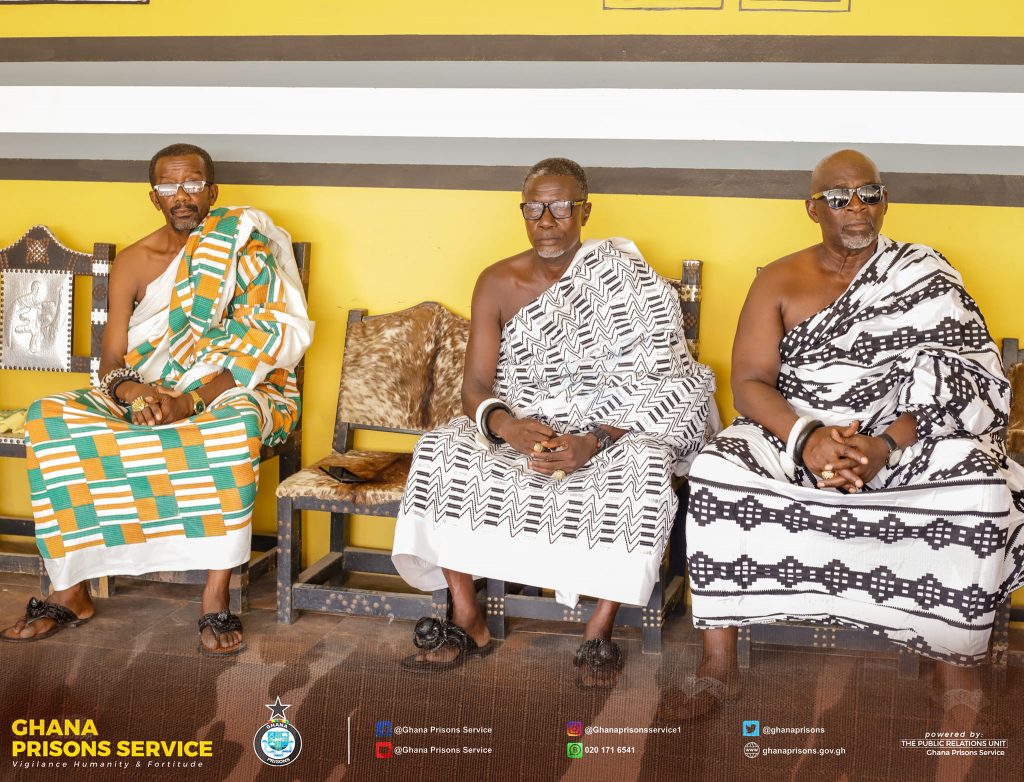 The Eastern Regional Commander and Officer in charge of the Nsawam ...