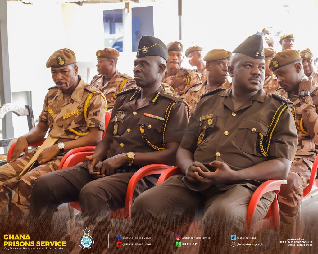 The Eastern Regional Commander and Officer in charge of the Nsawam ...