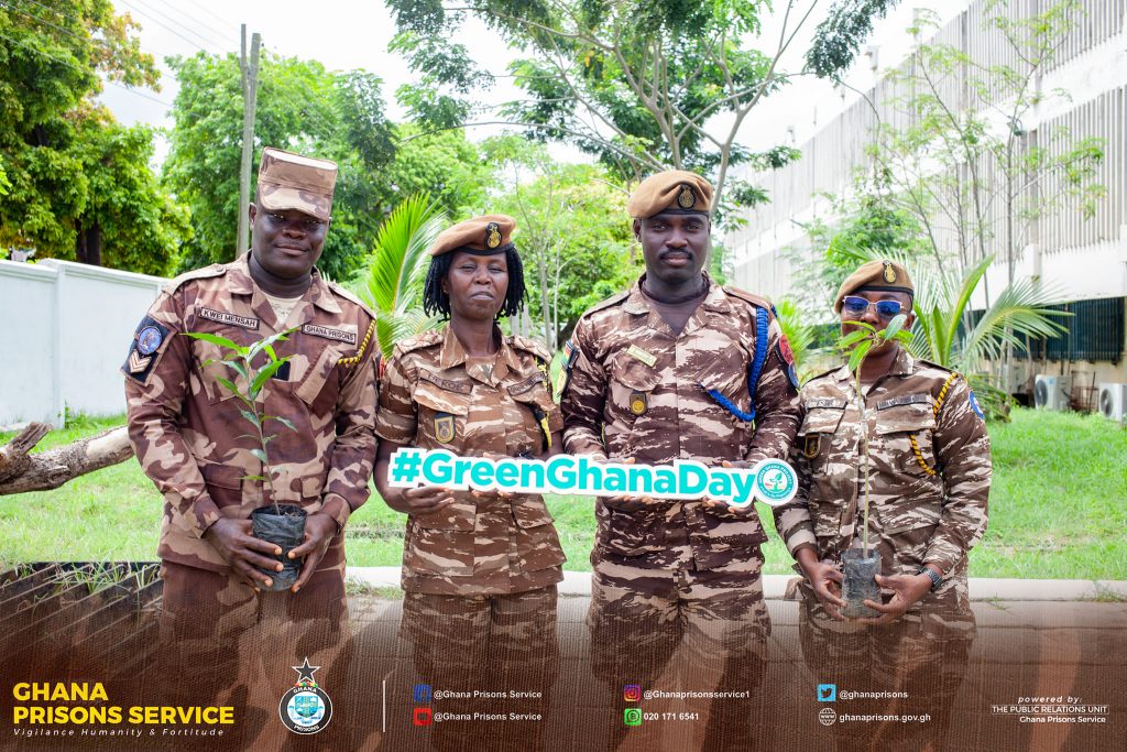 Green Ghana Day at the Prisons Headquarters – Ghana Prisons Service