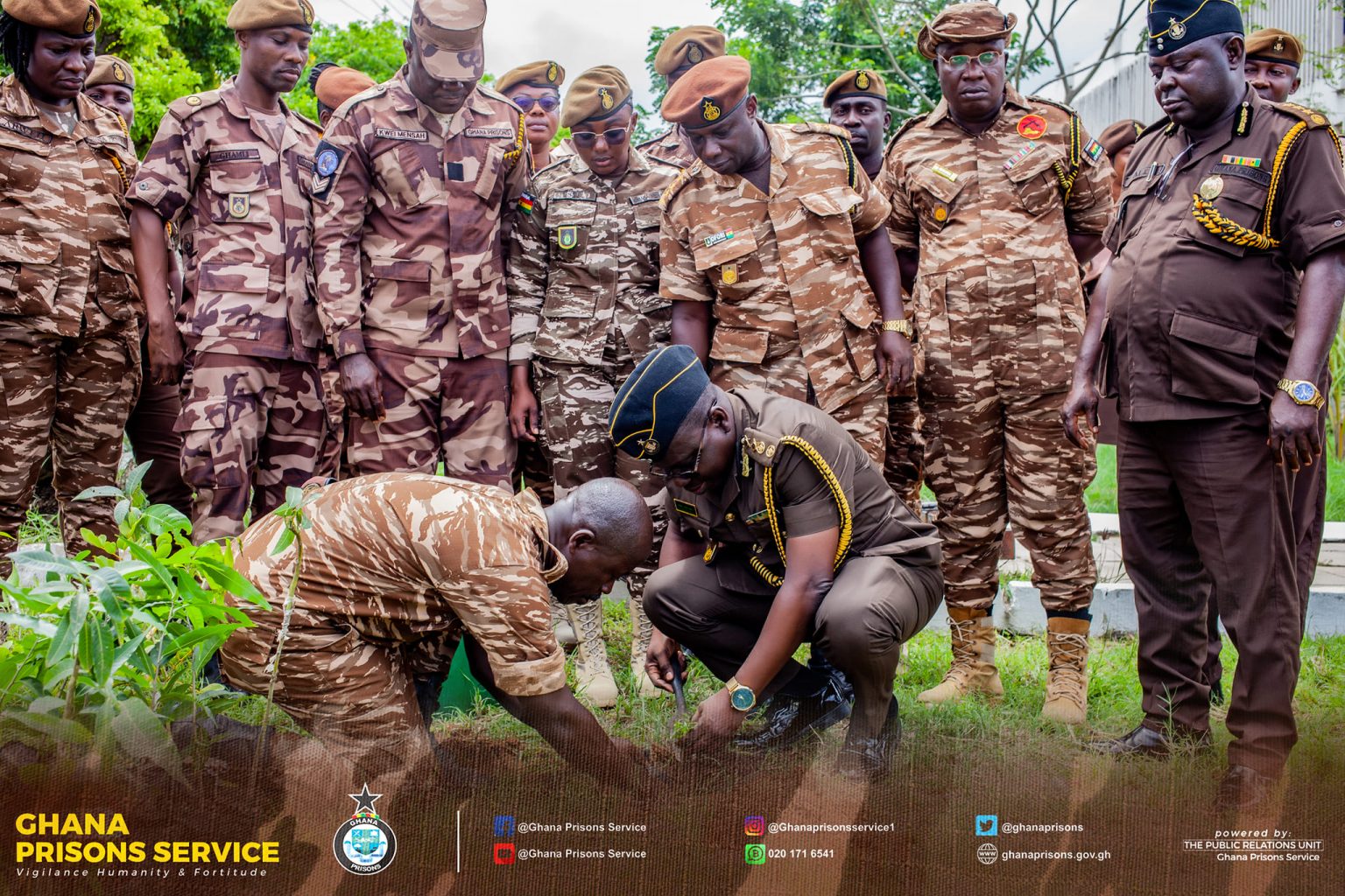 Green Ghana Day at the Prisons Headquarters – Ghana Prisons Service