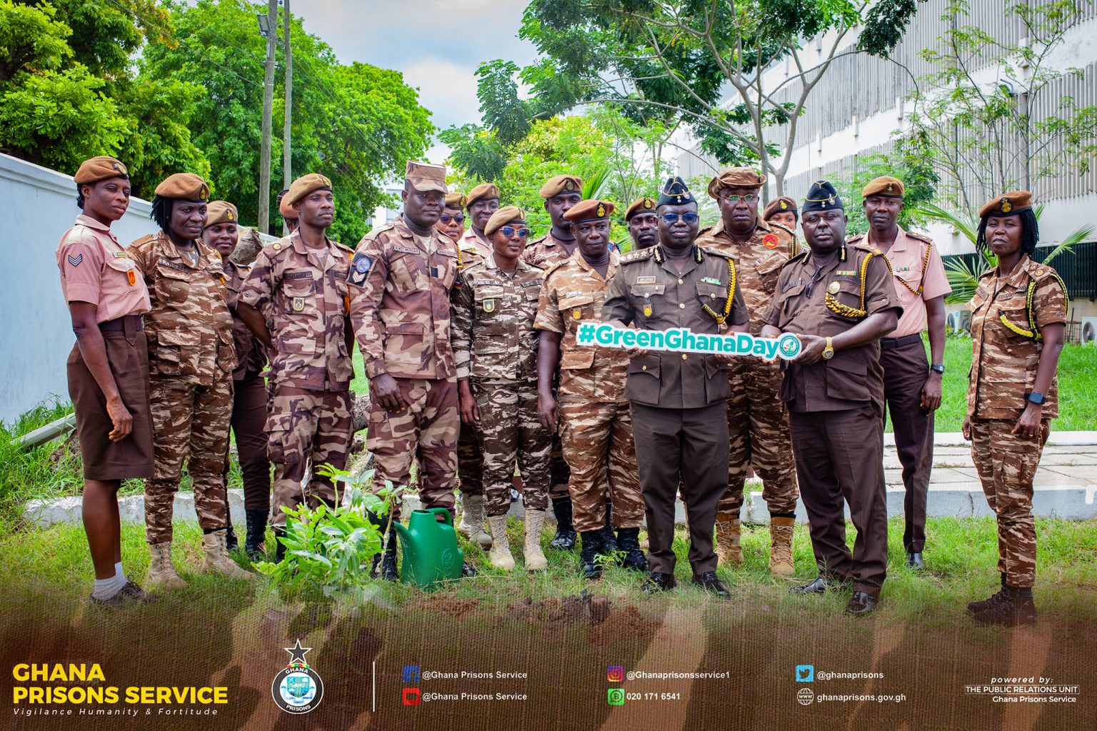 Green Ghana Day at the Prisons Headquarters – Ghana Prisons Service