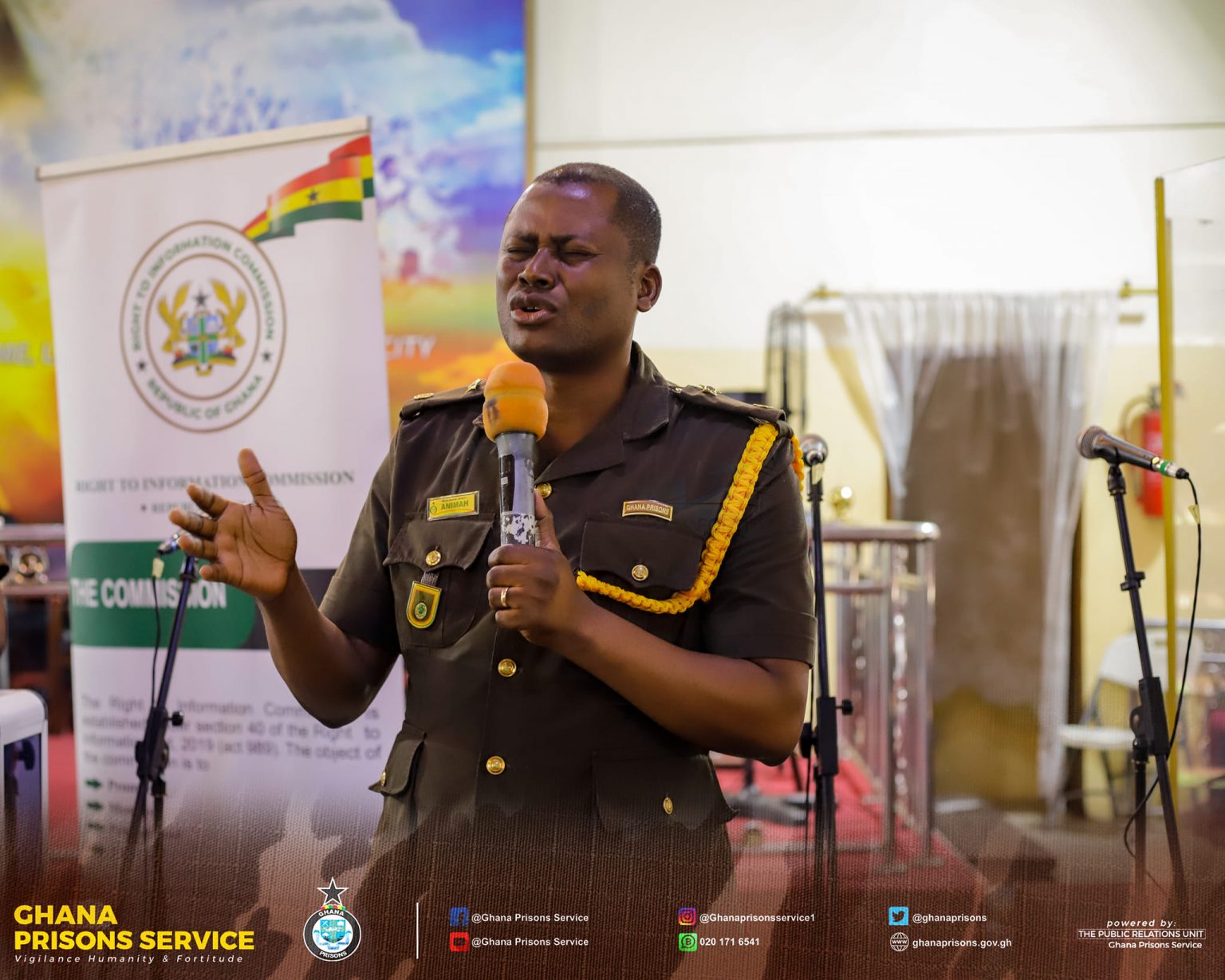 THE RIGHT TO INFORMATION COMMISSION SENSITIZES PRISONS OFFICERS – Ghana ...