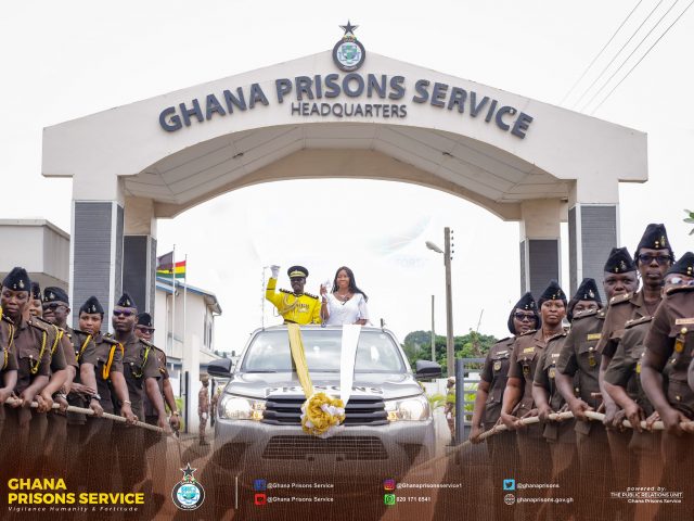 Pull-Out ceremony in honour of Mr Simon Yao Adzah, Director of Prisons ...